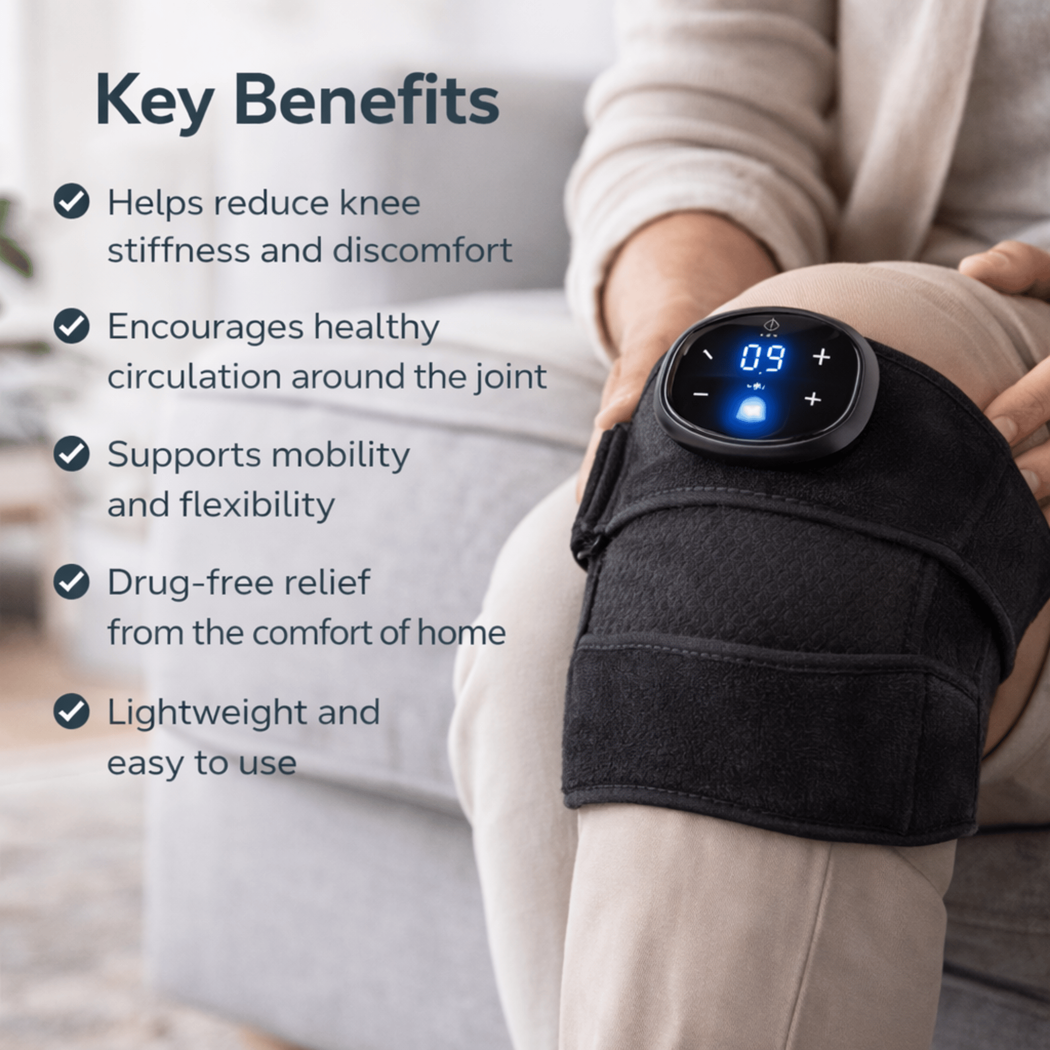 Pulsora | Smart Knee Pain Relief at Home