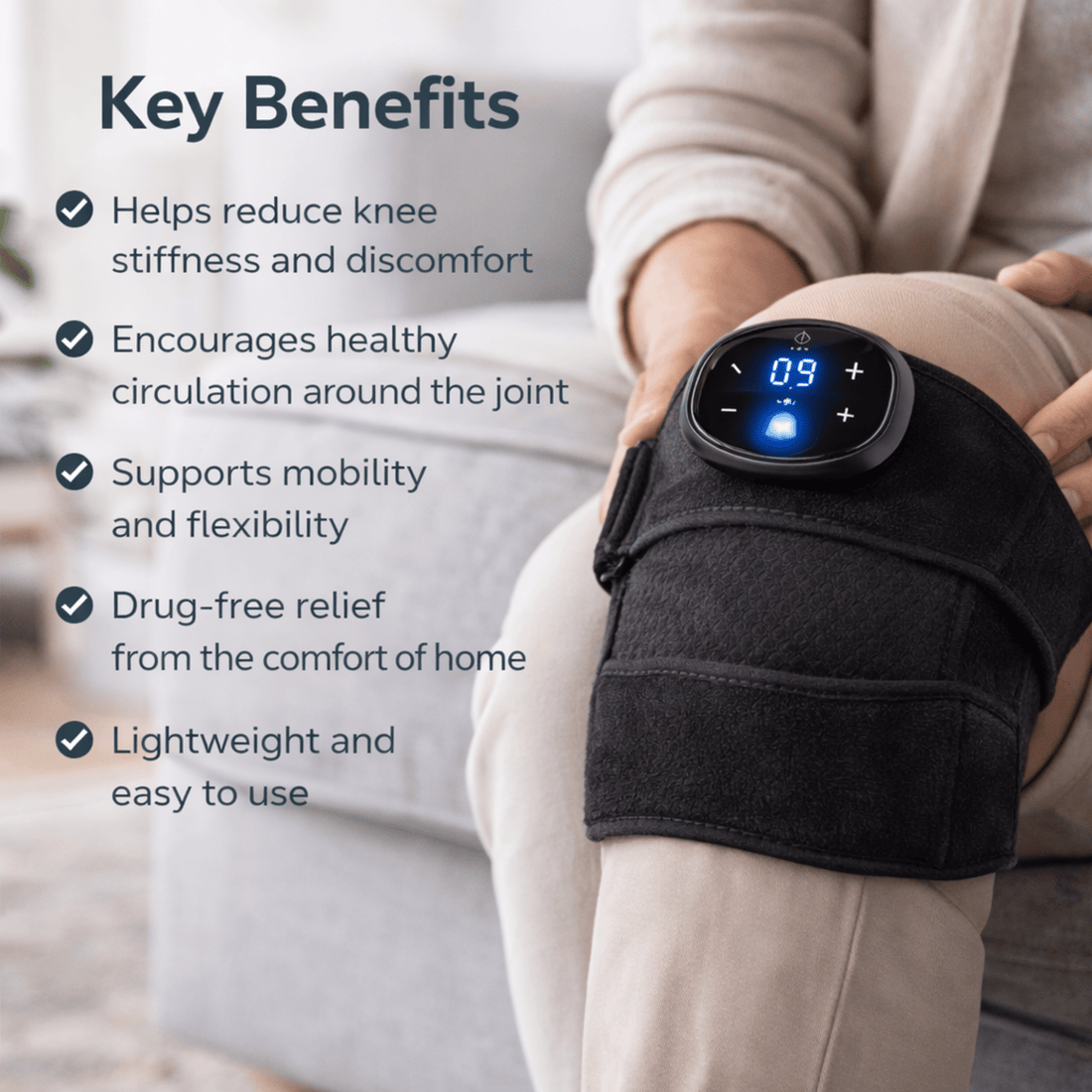 Pulsora | Smart Knee Pain Relief at Home